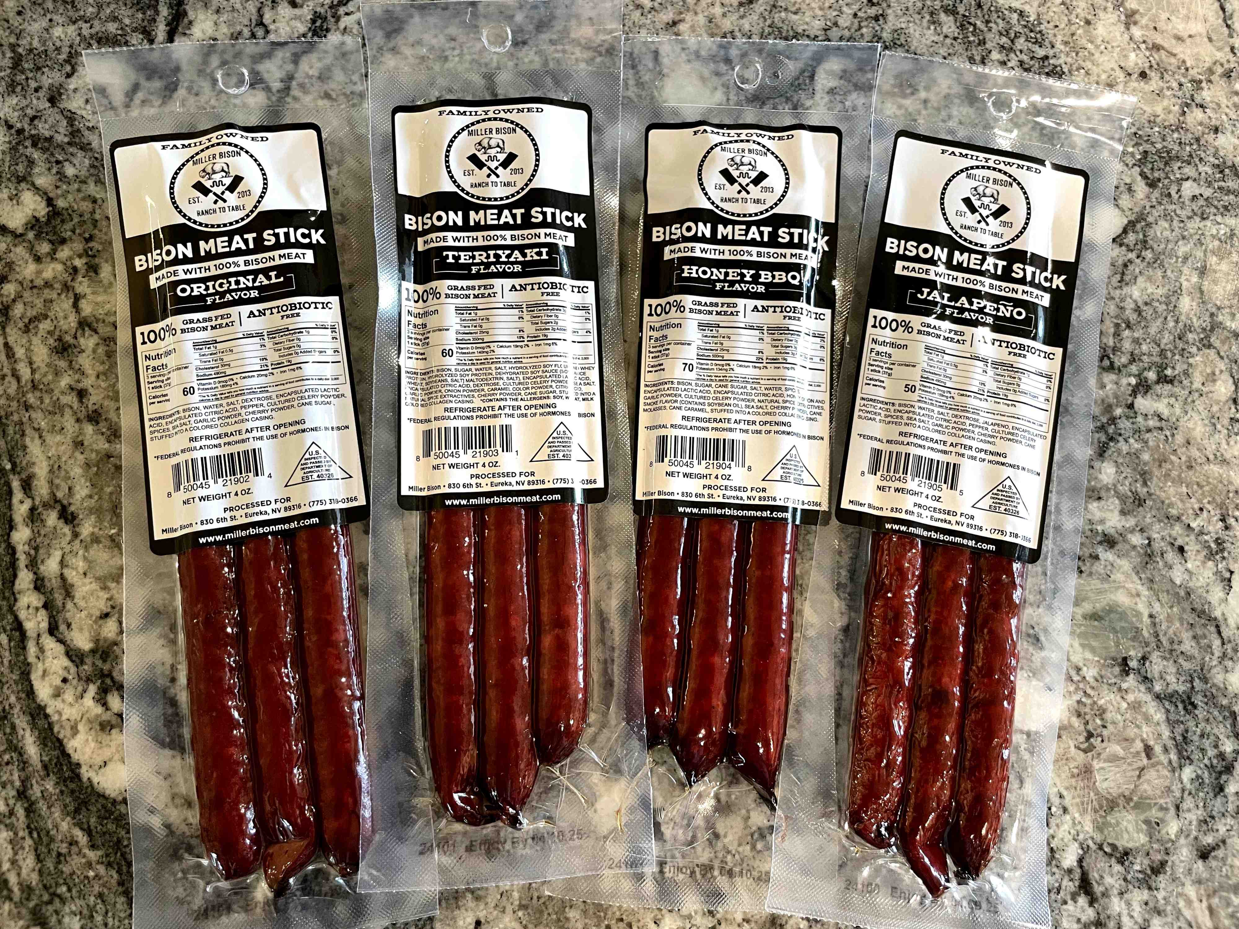 Original Bison Meat Sticks – Miller Bison LLC.
