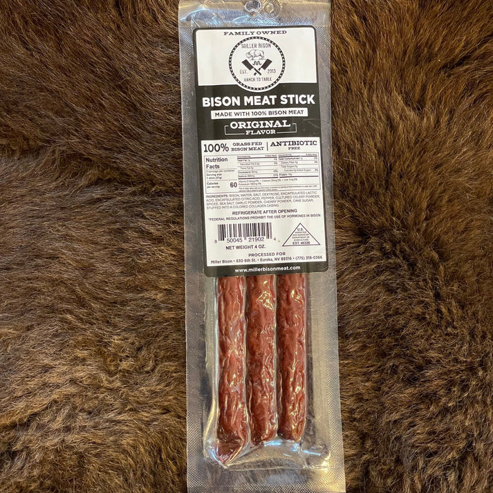Original Bison Meat Sticks – Miller Bison LLC.